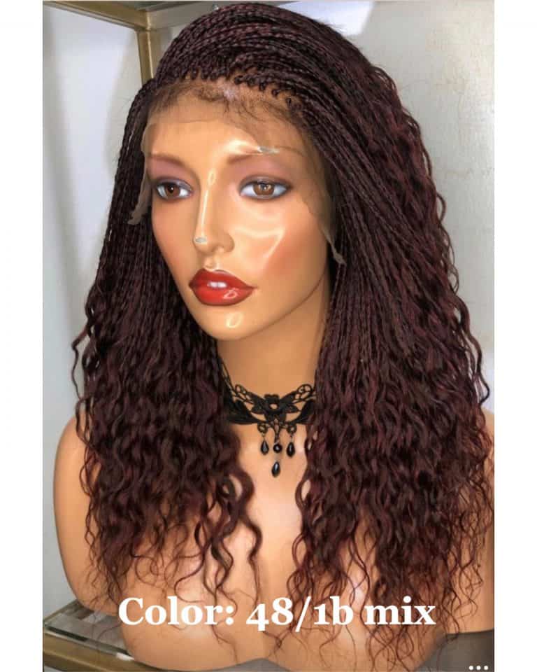 LUGOS (100% Human Hair braided wig) - Finest Hairs and Accessories